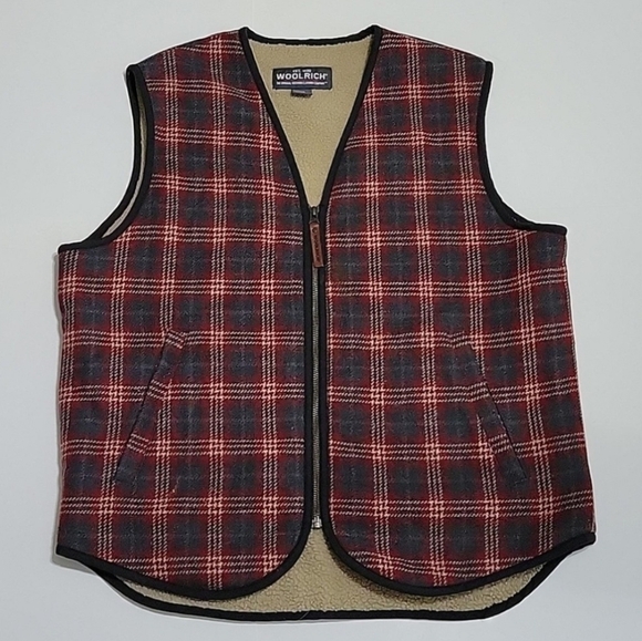 Woolrich | Jackets & Coats | Woolrich Merlot Ranch Wool Blend Vest ...